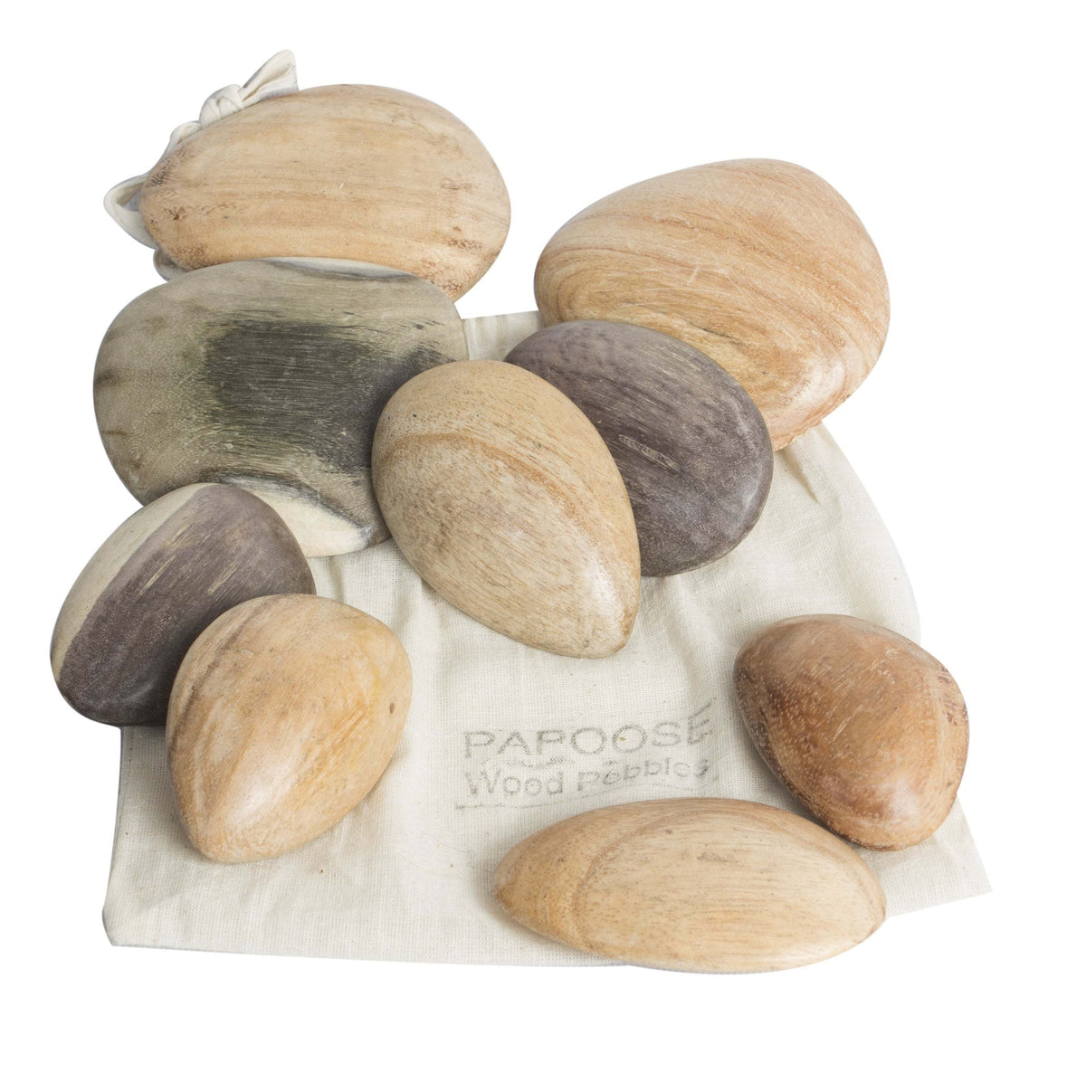 Wooden Pebbles for Play - Kodo Kids