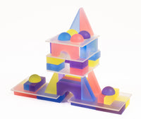 Lumi Translucent Blocks Frosted Color – Kodo Kids