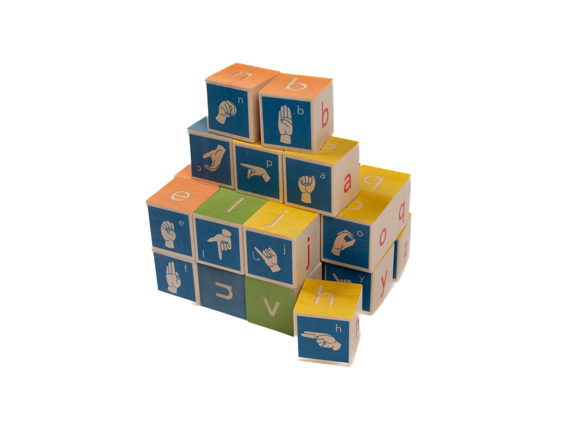 Sign Language Alphabet Blocks – Kodo Kids