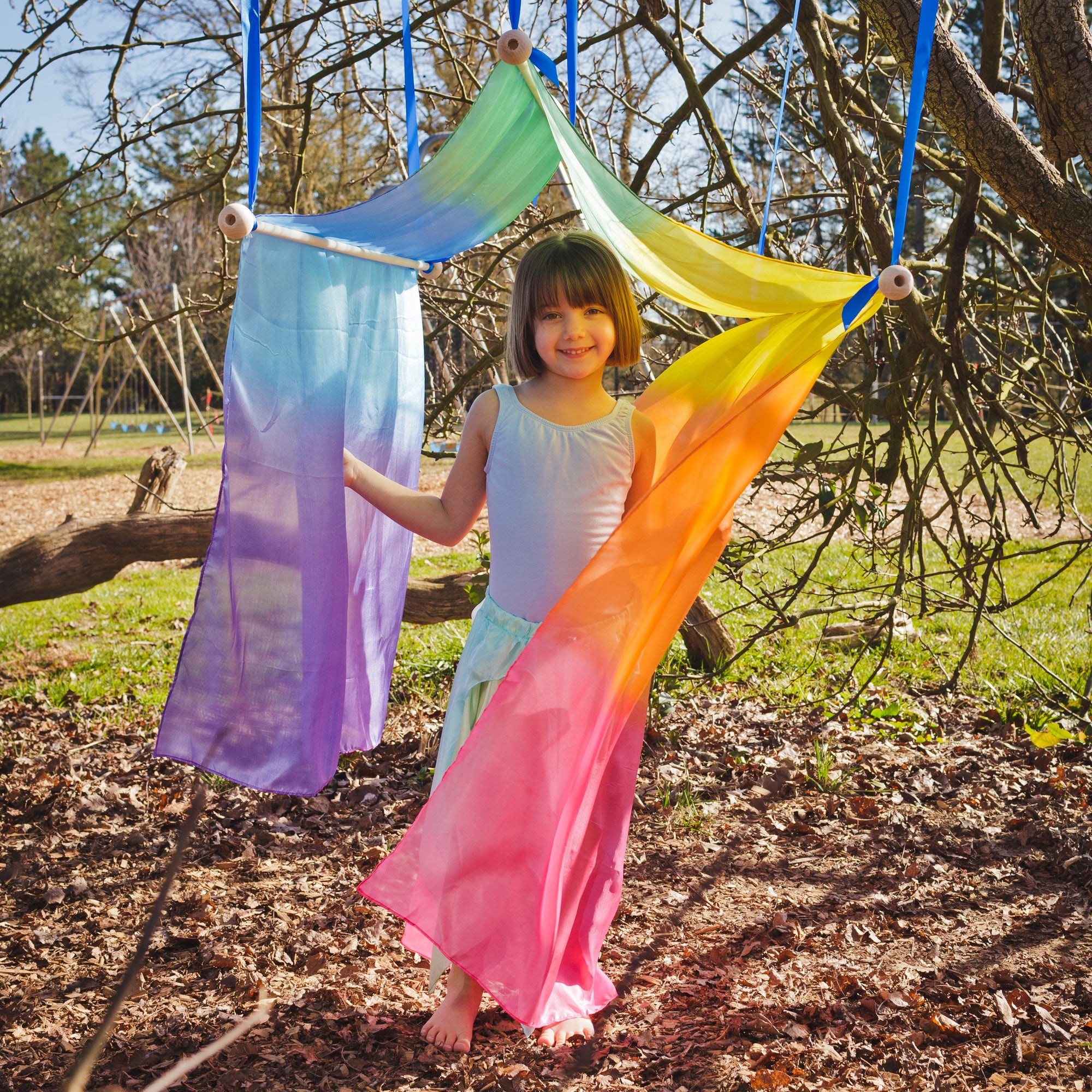 Giant Play Silk Scapes - Rainbow – Kodo Kids